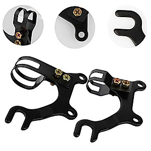 DQITJ 2 Pack Brake Bracket Adapter MTB Bicycle Mounting Holder 20mm and 31.8mm Disc Brake Bracket Bicycle Components (160mm)