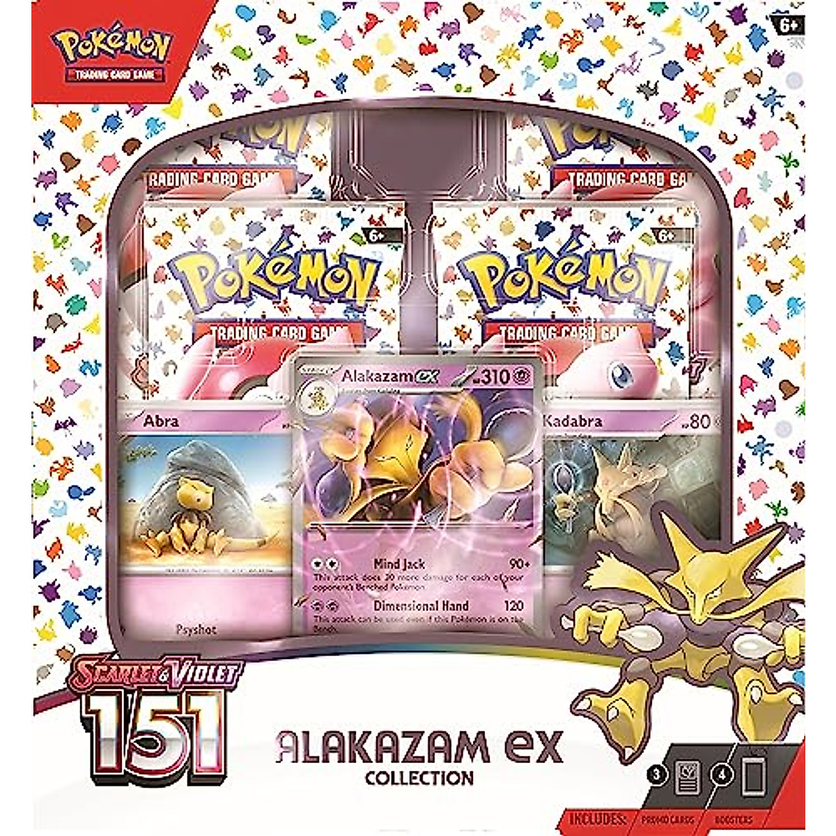 Pokemon TCG Scarlet & Violet 3.5 Pokemon 151 Alakazam Ex Box