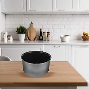 Rice Cooker Inner Pot 2L Rice Cooker Replace Liner Aluminum Alloy Rice Cooking Container Nonstick Cooking Pot Inner for Kitchen