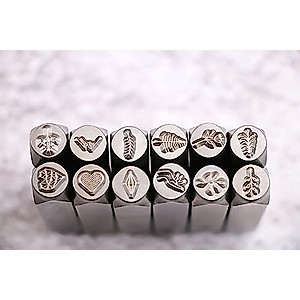 Flower Metal Stamp Tool for Jewelry, Custom Metal Stamps, Steel Punches with Your Business Logo, Metal Forging Touchmark Stamp, Custom Steel Hand Stamps, Custom Logo Metal Die