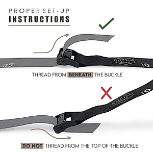 New Grey Fox Premium Numbered 1.1" Wooden Gymnastic Rings with Adjustable Straps Olympic Size: Chalk, Non-Slip Buckle |Full Body Suspension |Bodyweight Calisthenics |Home Gym Equipment |Fitness Gifts