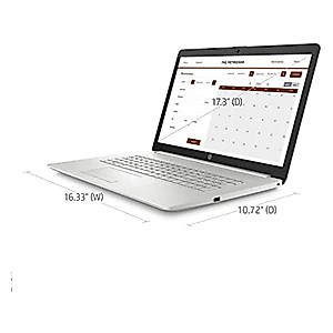 2022 HP 17.3" FHD IPS Laptop Computer, 11th Intel Core i5-1135G7 Processor, 32GB RAM, 1TB SSD, Backlit Keyboard, Intel Iris Xe Graphics, HD Webcam, Windows 10 Pro, Silver, w/ 32GB Business USB Card