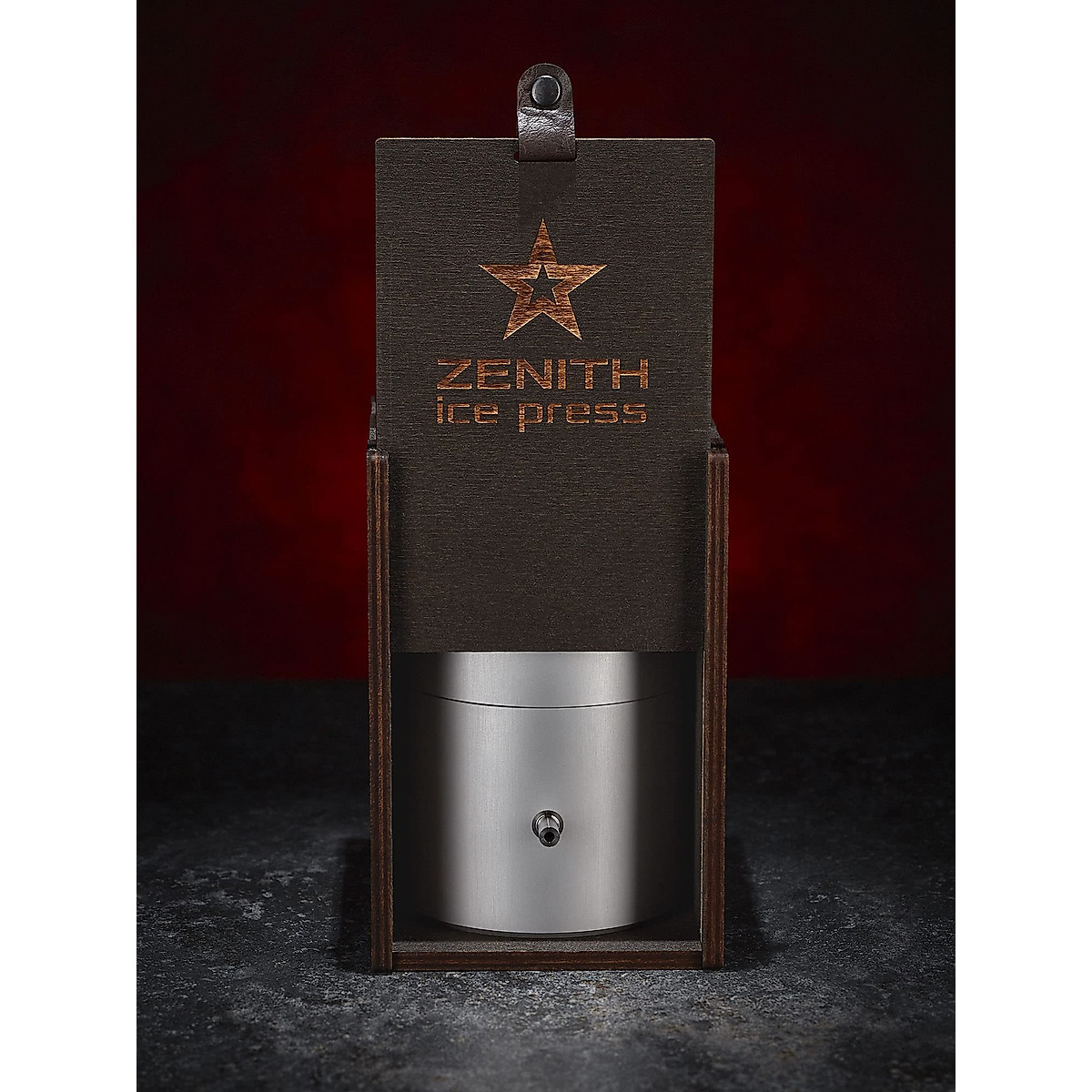 ICE BALL PRESS For Perfect Cocktails. creating crystal-clear BALLS 55mm. your home bar., Silver