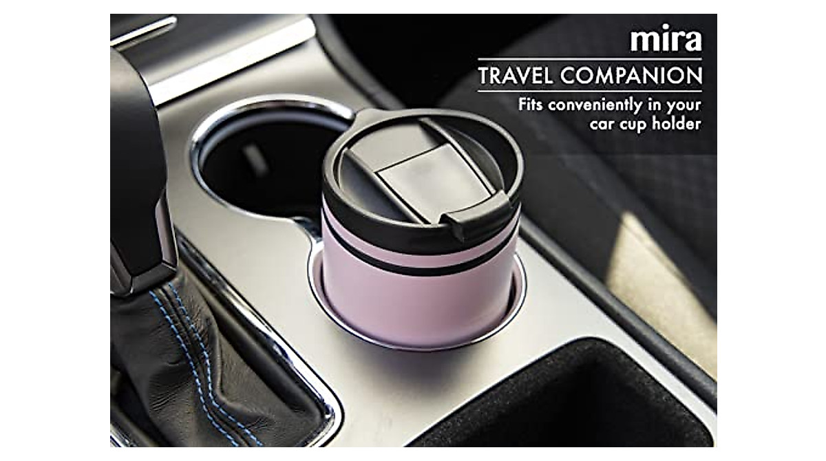 MIRA 16 oz Insulated Travel Mug - Stay Hot & Cold