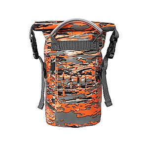 geckobrands Waterproof Phone Tote Dry Bag Waterproof Case, Ember geckoflage - Works with Samsung Galaxy, iPhone, Google