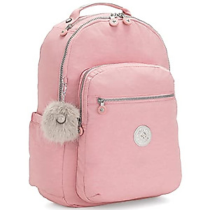 Kipling Women's Seoul 15" Laptop Backpack, Durable, Roomy with Padded Shoulder Straps, Bridal Rose, One Size