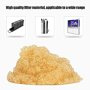 500ML Water Softener Resin Media,Aquarium Water Softener Pillow Exchange Filter Reducer Water Softener Resin for Well Water or City Water