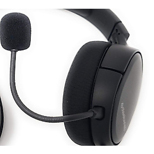 TNE Replacement Game Mic for Steelseries Arctis 1 Headphones Detachable Microphone Boom for Steelseries Arctis 1 PS4 Pro PS5 Xbox One X Computer PC Gaming Headsets 3.5mm Jack Noise Cancelling