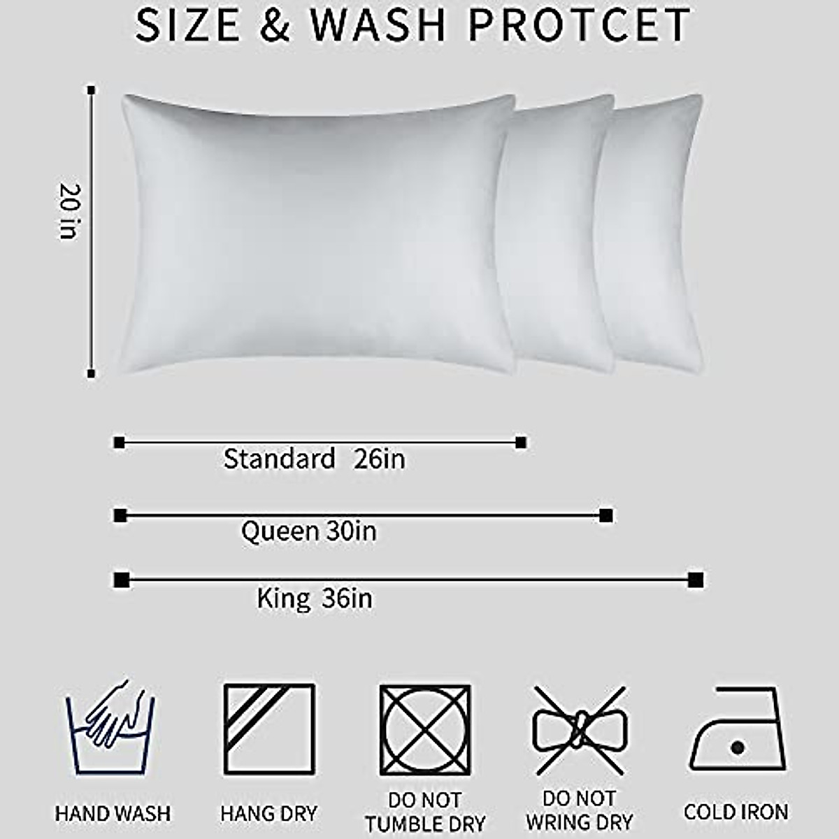 BEIJOEY 100% Mulberry Silk Pillowcase 2 Pack for Hair and Skin,with Hidden Zipper,Both Sides 19 Momme 600 Thread Count Natural Silk Pillow Cover,Soft Breathable Smooth (Dark Green, Standard 20''x26'')