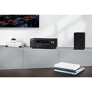 Denon AVR-S960H 8K Ultra HD 7.2 Channel (90 Watt X 7) AV Receiver 2020 Model - Built for Gaming, Music Streaming, 3D Audio & Video, Alexa + HEOS, Black (Renewed)