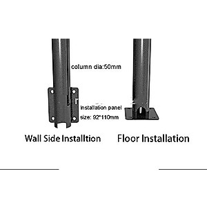 Premium Gas Spring Single Monitor Floor Stand - Adjustable Height, Sturdy TV Mount for 13-27 LCD Monitors - Holds up to 10kgs - Perfect PC Stand for Floor or Sofa Side