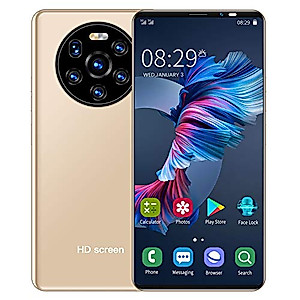 Vbestlife Mate40 Pro 3G Smartphone Unlocked, 5.45in HD Full Screen Cell Phone for Android6.0 Dual Core CPU Dual Card Dual Standby HD Front Rear Camera Support for Expansion 128GB