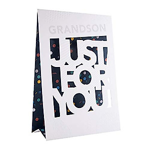 Hallmark Birthday Card for Grandson - 3D Laser-cut Design