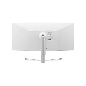 LG 38BN95C-W 38 Inch UltraWide QHD+ IPS Curved Monitor with Thunderbolt 3 Connectivity, White/Silver (Renewed)