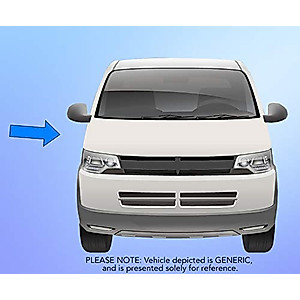 GO-PARTS - Towing Mirror for Ford Econoline Van 2003-2014, Right (Passenger), Manual Adjust and Folding, Non-Heated, Textured, Without Auto-Dimming, Blind Spot Detection, Memory & Signal Light,