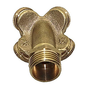 TRENTSNOOK Irrigation dripper 5 Pcs 1/2 Inch Mist Water Sprayer 4 Head Horticultural Atomization Nozzle Garden Spray Cooling Mist Brass Garden Tools