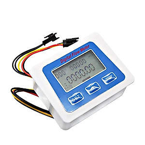 Smart Electronic Water Meter Low Power Consumption Digital Display Flowmeter Battery Powered DC5V