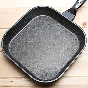 Nonstick Frying Pan Square Omelet Coating Pan Cookware Stir-Frying Shallow Frying Deep Braising 27cm, 10.6inch TPKT38775