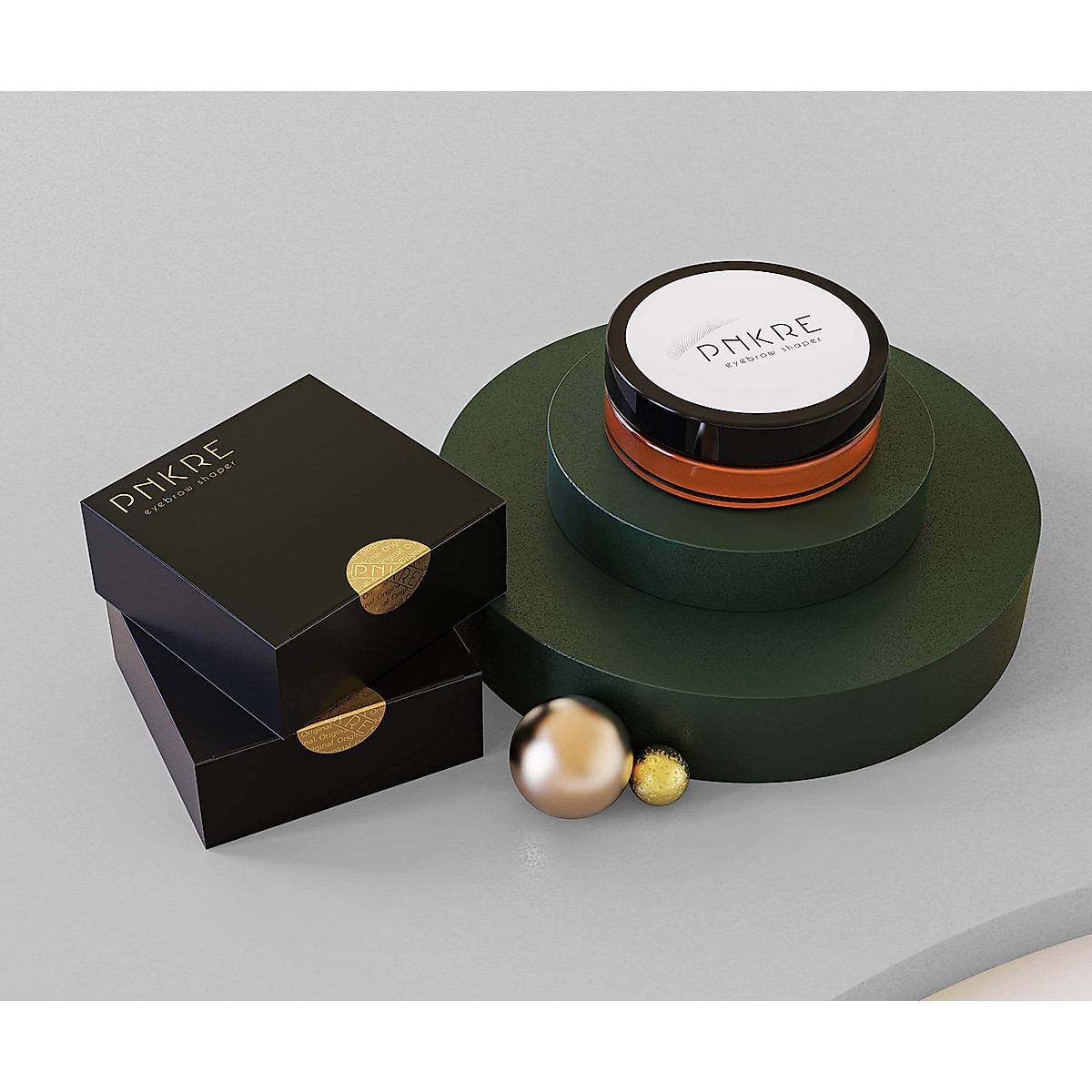 PNKRE Eyebrow Styling Wax Soap Kit Brow Freeze Pomade Organic Makeup Gel - 1.70 OZ /50 ML