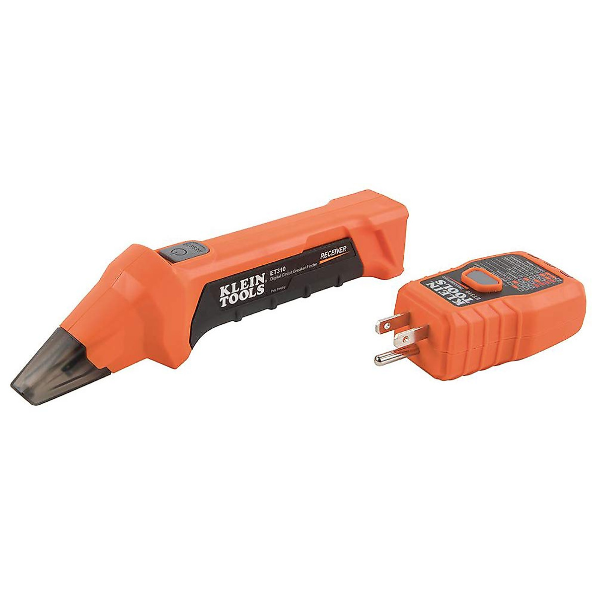 Klein Tools CL390 Digital Clamp Meter, Reverse Contrast Display & 80016 Circuit Breaker Finder Tool Kit with Accessories, 2-Piece Set, Includes Cat. No. ET310 and Cat. No. 69411