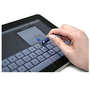 BoxWave Stylus Pen Compatible with Acer ConceptD 7 Ezel (CC715-71) (Stylus Pen Mini Capacitive Stylus, Small Rubber Tip Capacitive Stylus Pen - Jet Black