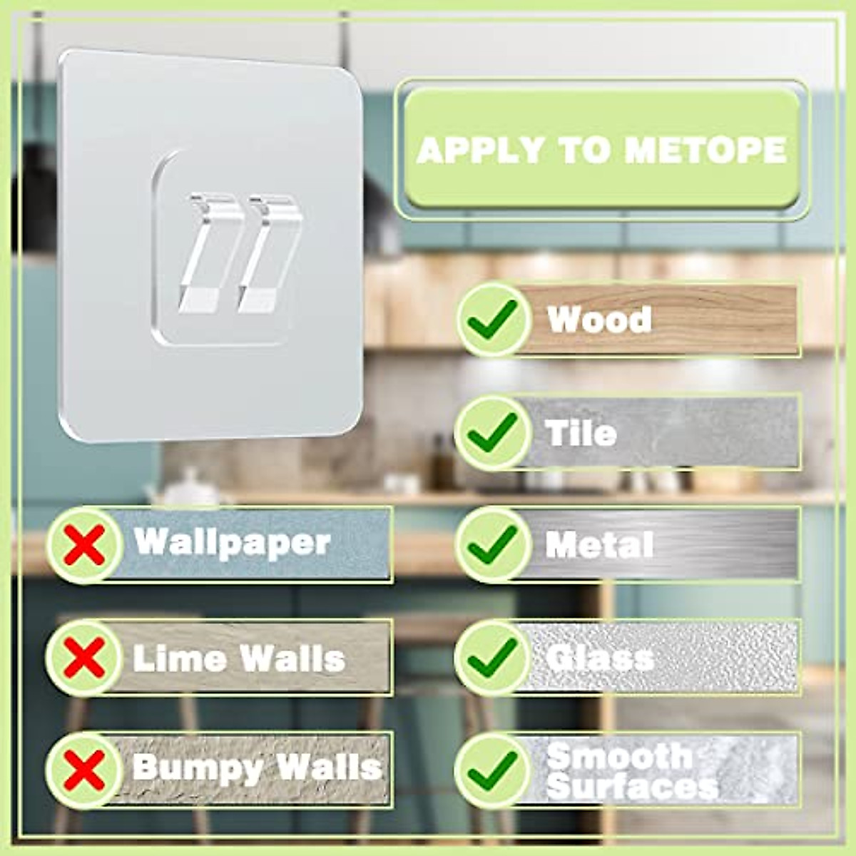 SHANZHUU 5 Pack Shower Caddy Adhesive Sticker Hooks, Shower Rack Adhesive, Corner Shower Caddy Adhesive Replacement for Bathroom Shelf Basket Soap Dish and Kitchen Accessories