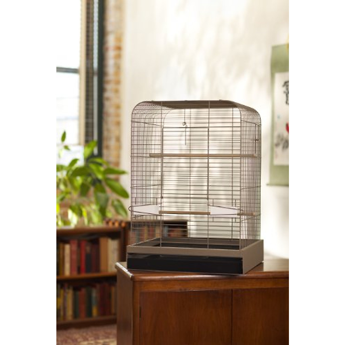 Prevue Hendryx 124PUT Pet Products Madison Bird Cage, Putty,5/8"