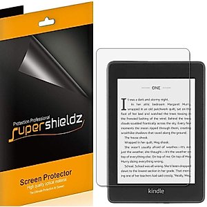 (3 Pack) Supershieldz Designed for Kindle Paperwhite (10th Generation 2018 release) Polyethylene Terephthalate Screen Protector, Anti Glare and Anti Fingerprint (Matte) Shield