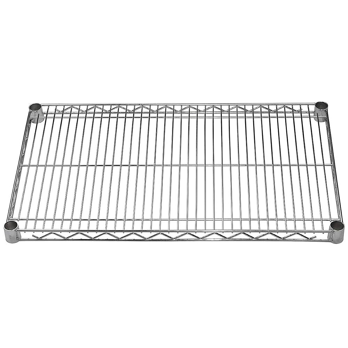 Shelving Inc. 18" d x 30" w Chrome Wire Shelving with 3 Tier Shelves, Weight Capacity 800lbs Per Shelf