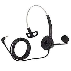 YYOYY Business Headset, 2.5mm Computer Headphones with HD Noise Canceling Microphone, for Call Center, Customer Service, Office, Super Light, Ultra Comfort