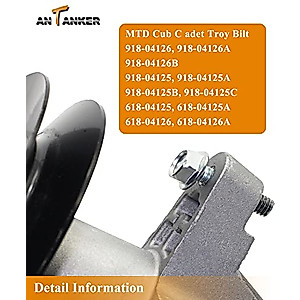 Antanker 618-04126 918-04126 Spindle Assembly 618-04125A, 918-04126A, 918-04126B, 918-04125, 918-04125A, 918-04125B Replace for MTD Cub C adet Troy Bilt RZT50 LT1050 with 50" Deck Lawn Mower 1120370