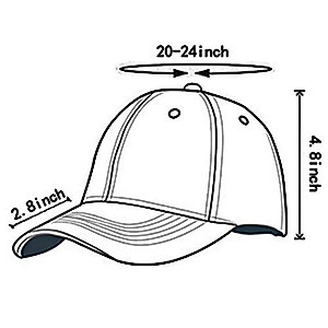 World's Best Grandpa Baseball Hat Embroidered Low Profile Soft Cotton Baseball Cap (Black)