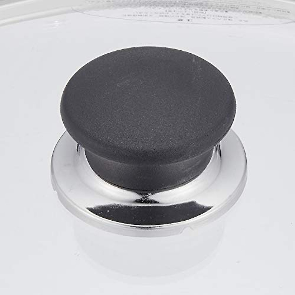 Ballarini 334 °F02.28 Glass Lid 28 cm Stainless Steel Lid and Knob, Black/Clear, 6 x 28,9 x 11.4 (