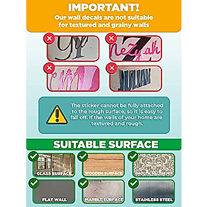 Custom Name Wall Decal - Famous Game - Wall Decal for Home Bedroom Nursery Playroom Decoration (R Julio 457) ((Wide 20"x12" Height))