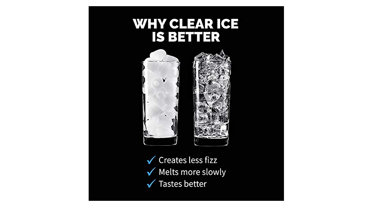 Luma Comfort Clear Ice Maker – 28 lbs Daily, Fast Results
