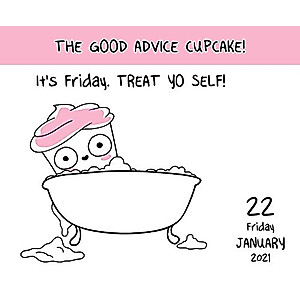The Good Advice Cupcake 2021 Day-to-Day Calendar: Get Out of Bed You Sexy B*tch!