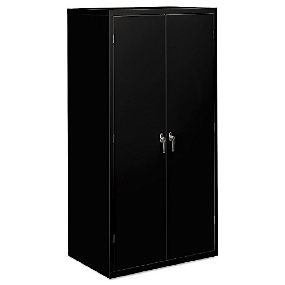Hon Assembled Storage Cabinet, Black - 36 x 24.25 x 71.75