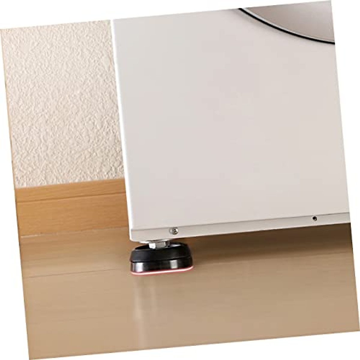 BESTonZON 8pcs Washing Machine Cushion Adjustable Base Cushions for Chairs Mattress Base Furniture Feet Pads Rose Vibrations Small Furniture Pads Pvc Black Washing Machine Mat Bed Risers