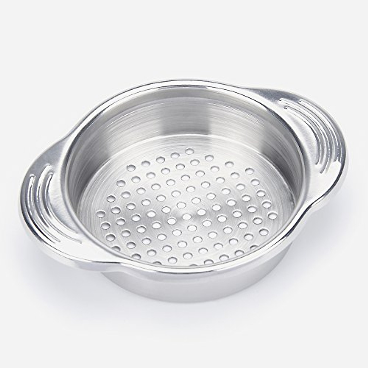 WishDirect Tuna Strainer Press, Tuna Can Strainer Food-Grade Stainless Steel Canning Colander for Regular-Size and Wide-Necked Tunas