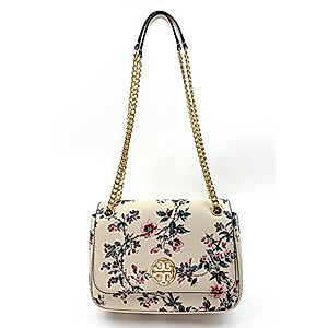 Tory Burch Willa Printed Small Shoulder Bag With Convertible Chain Strap (Lyonnaise Floral)