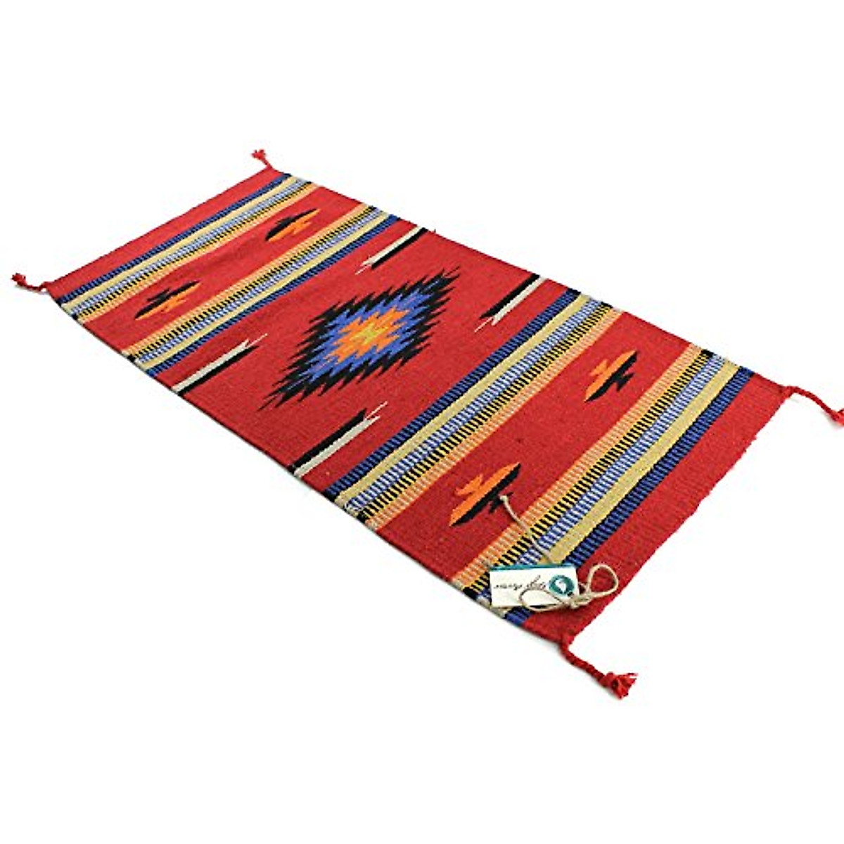 Onyx Arrow Southwest Décor Area Rug, 32 x 64 Inches, Center Diamond Red/Orange