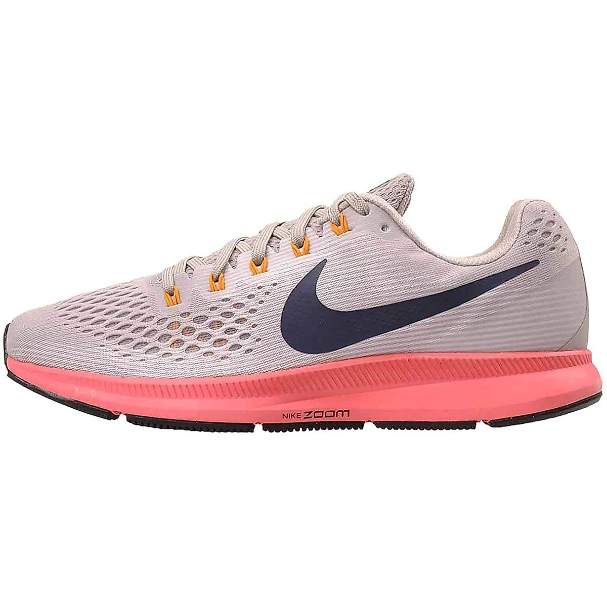 Nike Mens Air Zoom Pegasus 34 Running Shoes Moon Particle/Blackened Blue Size 7 US