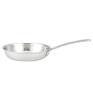 AmazonCommercial Tri-Ply Stainless Steel Fry Pan, 8 Inch