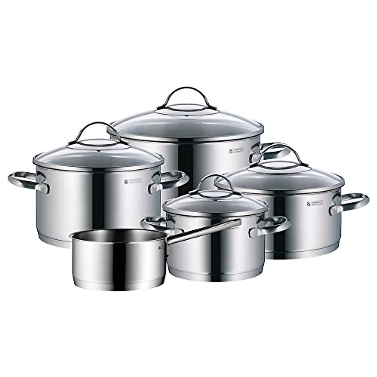 WMF Provence Plus Cromargan Pot Set, Silver, 5-Piece