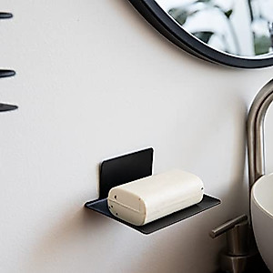 MaisoNovo Shampoo Dispenser for Shower Wall 3 Chamber, Soap Holder for Shower Wall, Self-Adhesive Wall Mount Toothbrush Holder, (3 Bottles, 2 Razor Holders, 1 soap Holder)