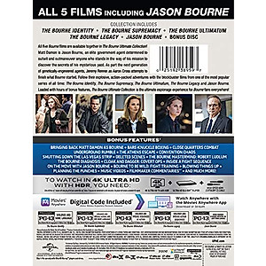 The Bourne Ultimate Collection [4K Ultra HD] [4K UHD]