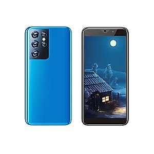 aderroo Unlocked Phone，X10, Android Smartphone，5.72-inch Screen，Front and Rear Cameras，Only Supports Dual SIM Card Frequency Band of 3GWCDMA ：850/1900/2100MHZ，1GB RAM 4GB ROM （Blue）