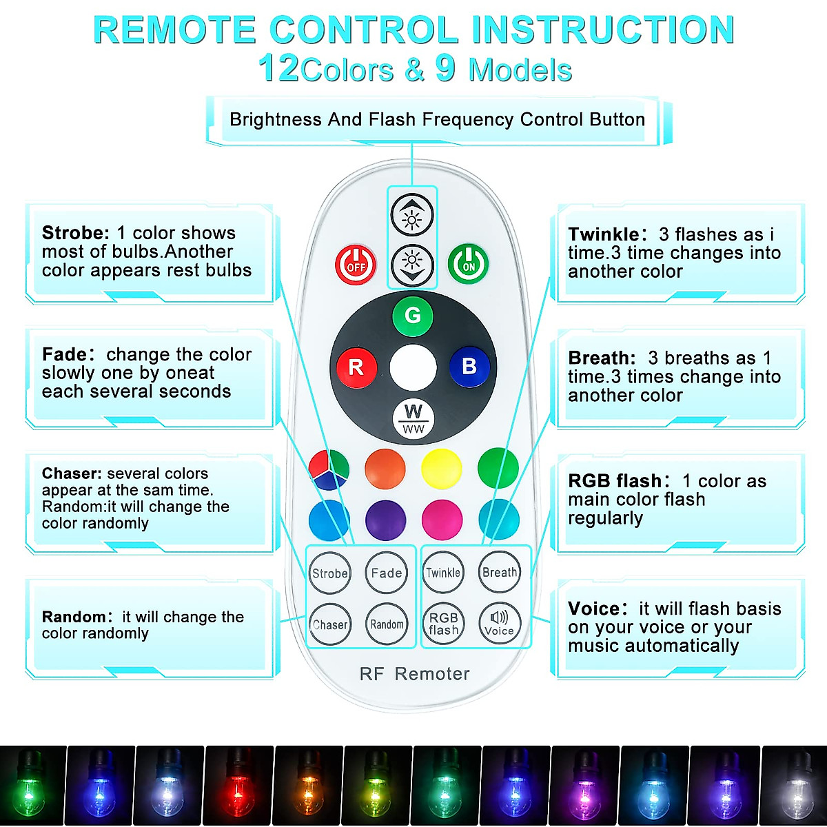 Aveva Outdoor String Lights