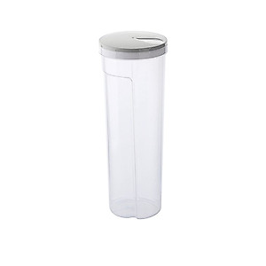 FSHAN Kitchen Jars 2L Tall Clear Spaghetti Pasta Storage Container with Adjustable Lid Plastic Kitchen Food Storage Jar Kitchen Storage Containers Useful Container Set (Color : 1pcs A)