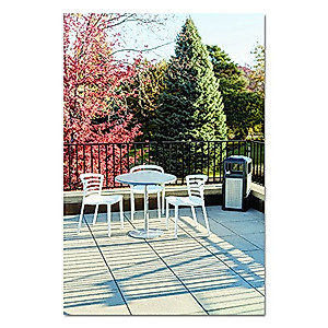 Safco Products 4-Piece Entourage Stack Chair Set, White